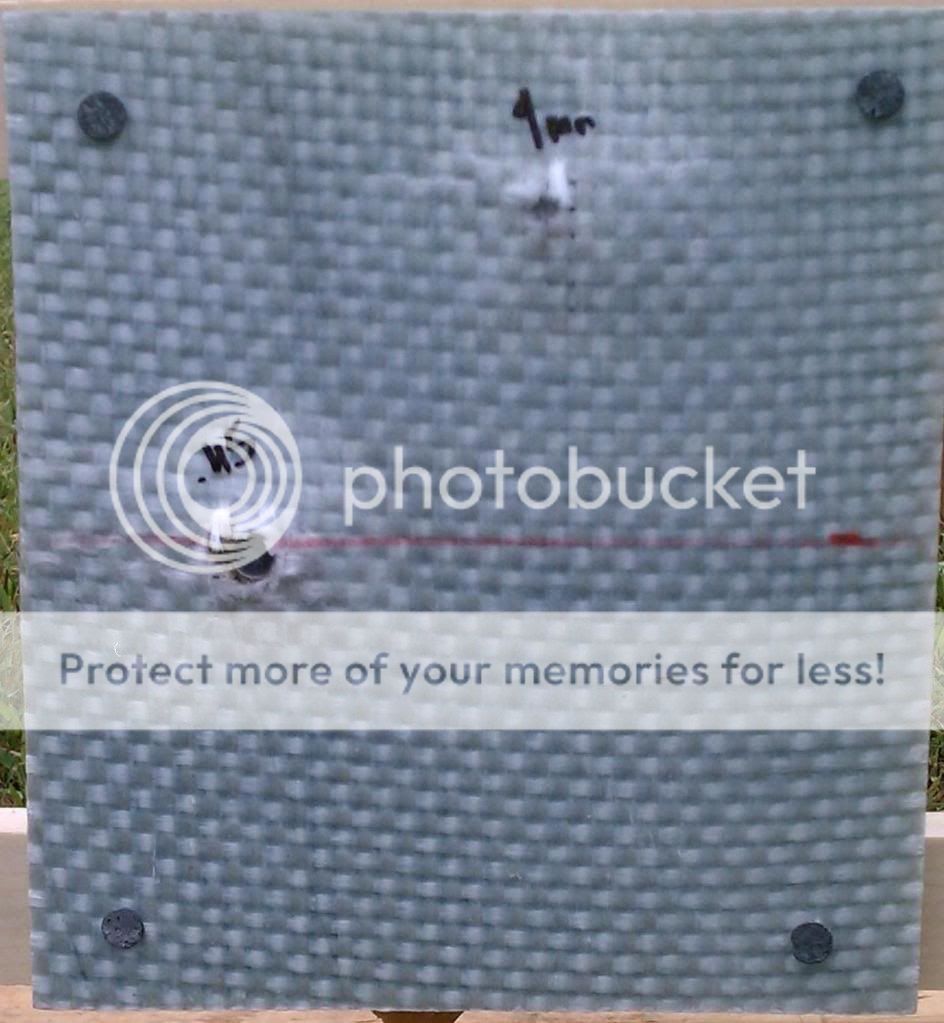 Range Report: Evaluation of a bulletproof laminated panel! - Lots o ...