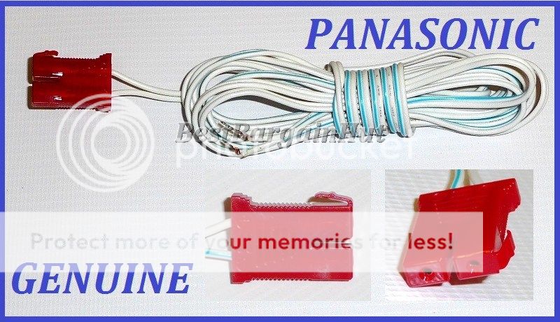 PANASONIC CINEMA SPEAKER CABLE WIRE CORD LEAD & CONNECTOR PLUG ADAPTOR ...